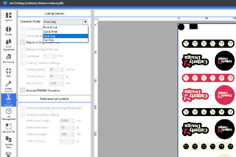 How to Print Then Cut Stickers with a Desktop Cutter | Roland DG