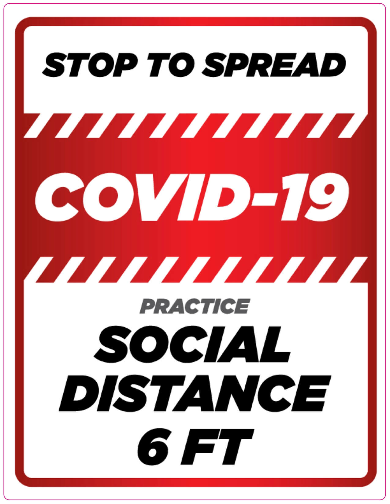 Social Distancing Sign Making Solutions| Roland DGA