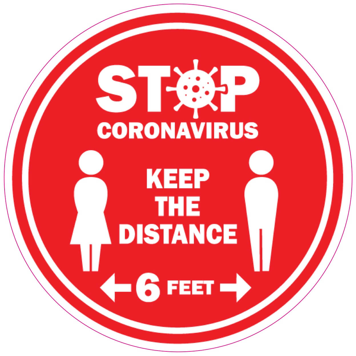 Social Distancing Sign Making Solutions| Roland DGA