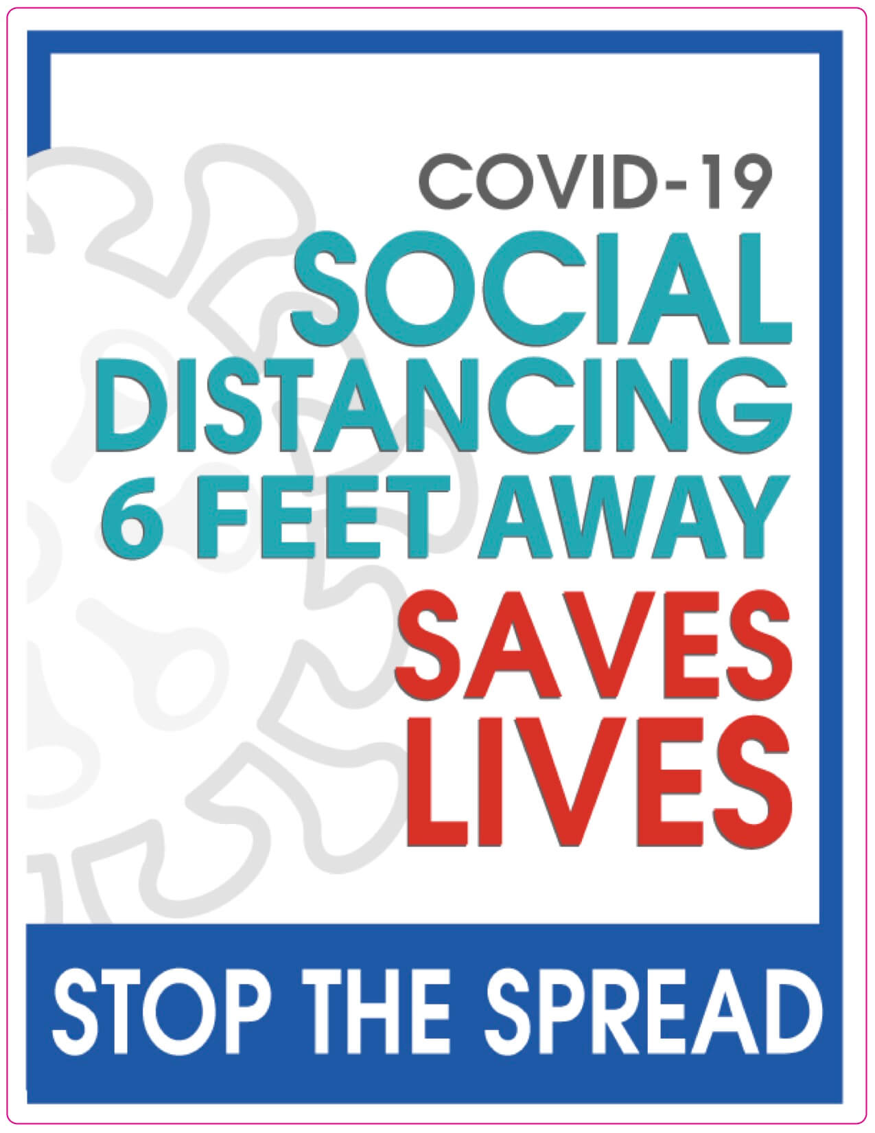 Social Distancing Sign Making Solutions| Roland DGA