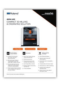 SRM-20 Compact Mill & Engraver Solution