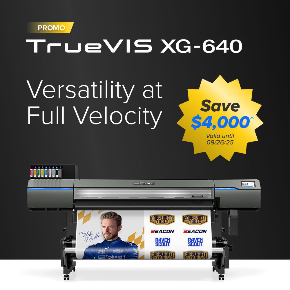 TrueVIS XG-640 High-Speed Printer/Cutter | Roland DGA